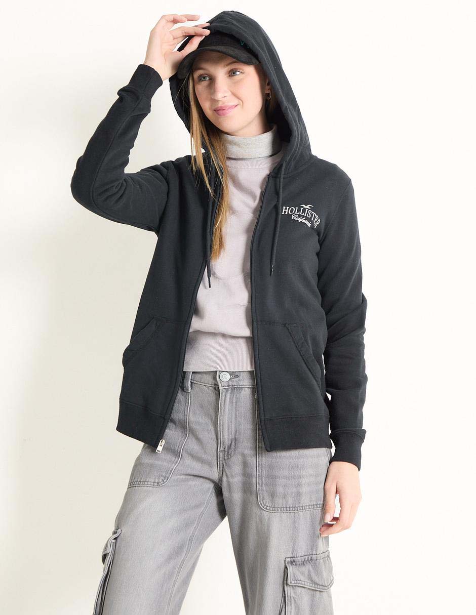 Sudadera con capucha Hollister para mujer